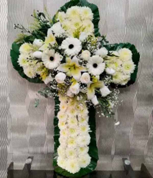 Cruz Funebre C1 - Condolencias Florales